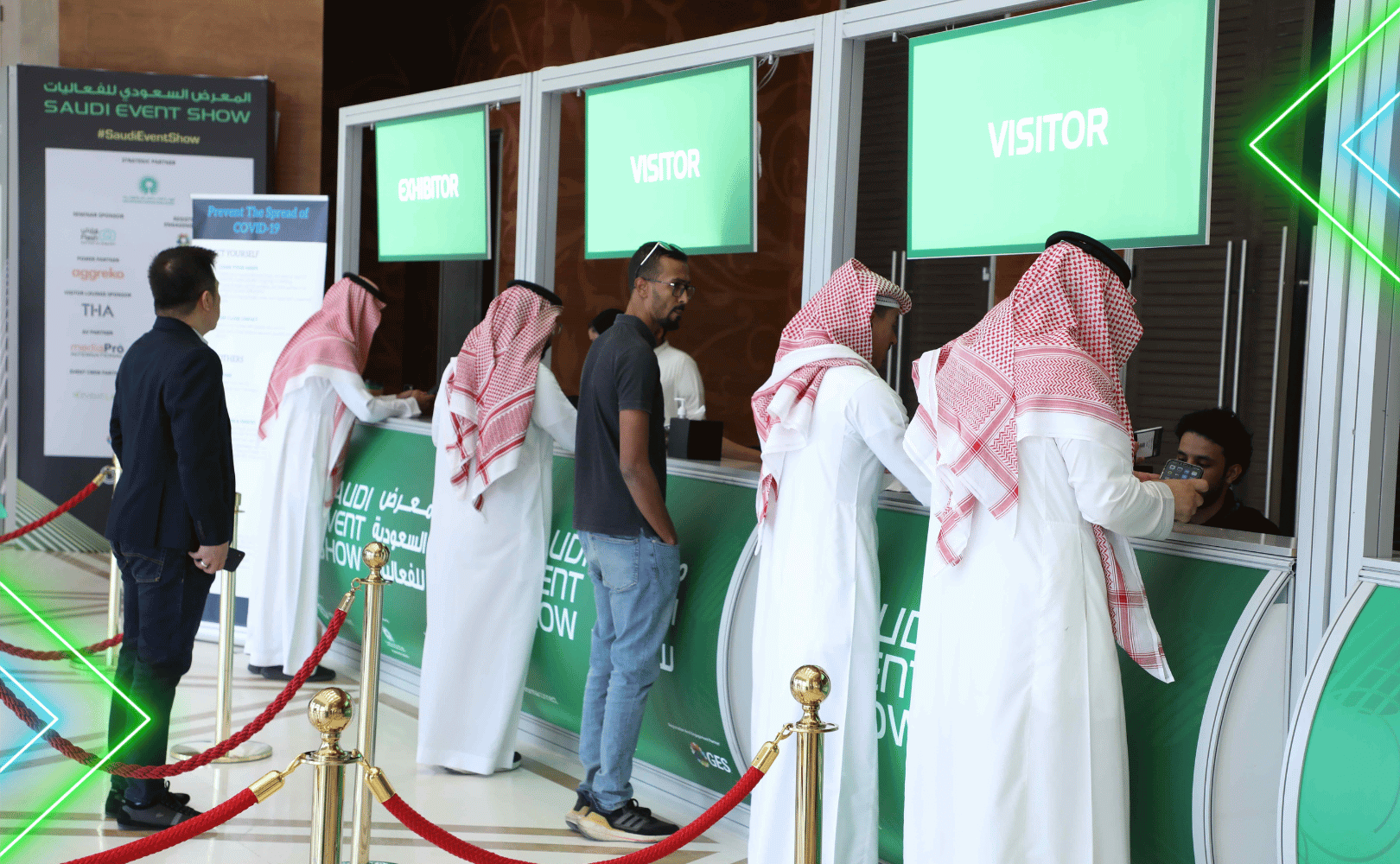 Exhibit at Saudi Event Show