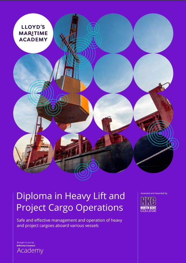 Diploma in Heavy Lift and Project Cargo Operations I Lloyd's Maritime ...