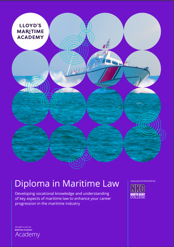 Diploma in Maritime Law I Lloyd's Maritime Academy