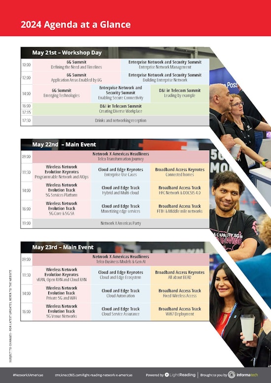 Agenda at a Glance | Network X Americas